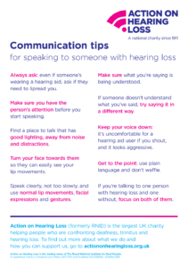 Communication Tips Card (download) - Evenbreak’s Best Practice Portal ...